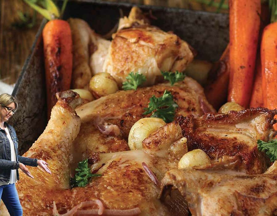 Poulet de Janzé en cocotte - Les Fermes de Janzé